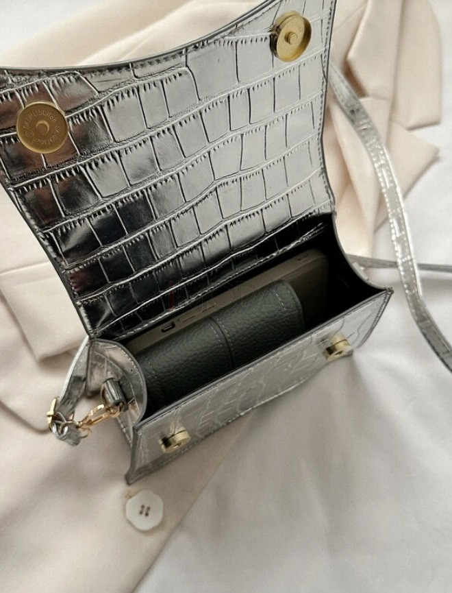 Silver mini bag | iMODA.sk