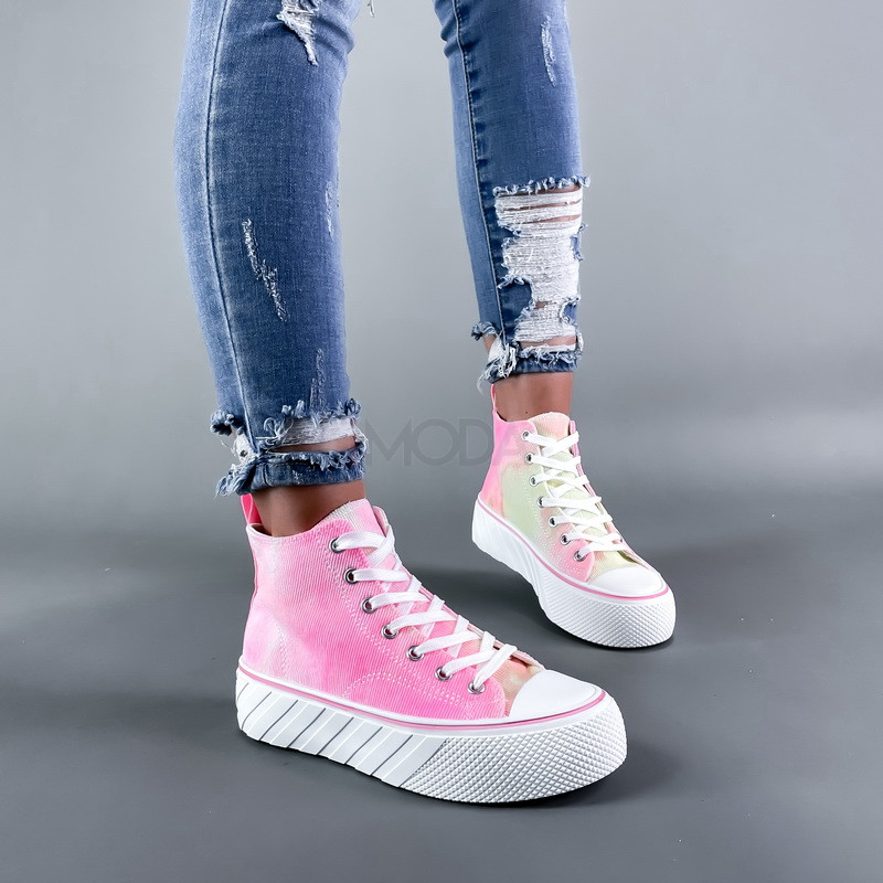 Ružové platené tenisky | iMODA.sk