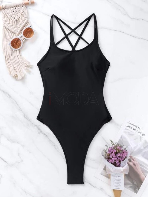 Čierne jednodielne plavky | iMODA.sk