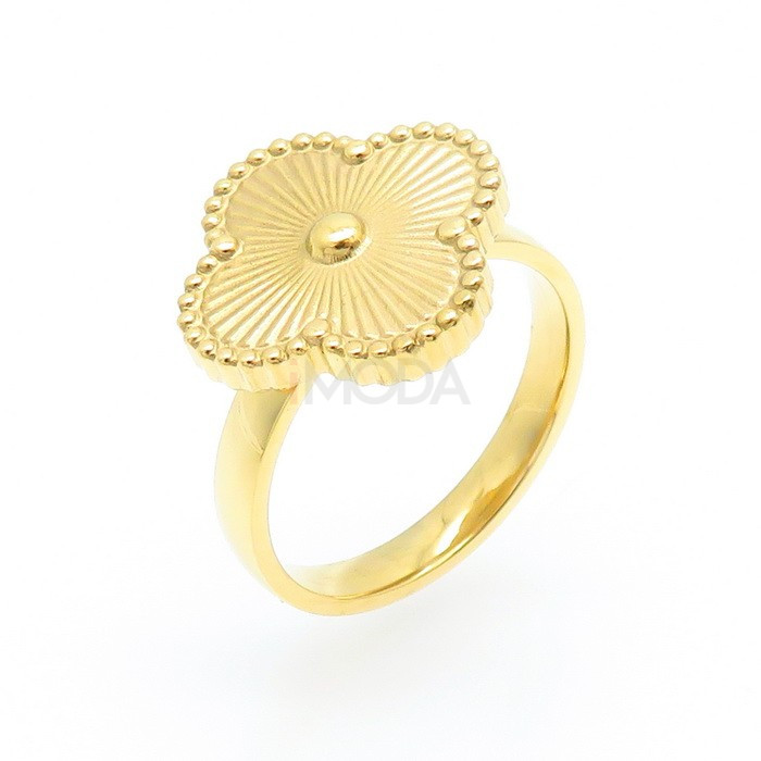 Dámsky oceľový pozlátený prsteň | iMODA.sk