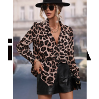 Hnedá leopardia blúzka | iMODA.sk